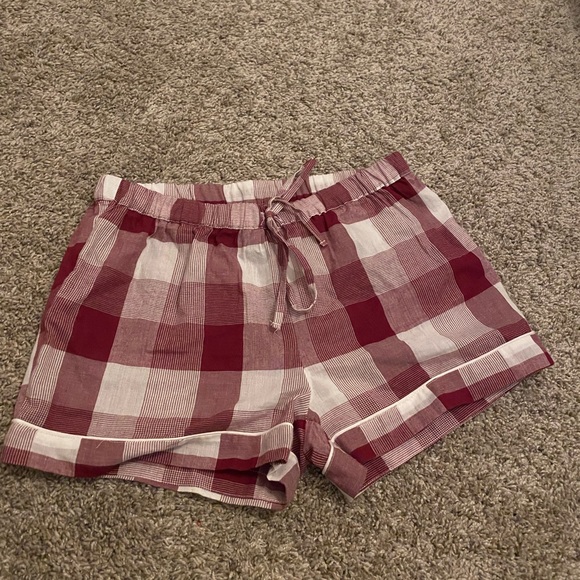 Marshalls | Intimates & Sleepwear | Maroon And White Checkered Pajama ...